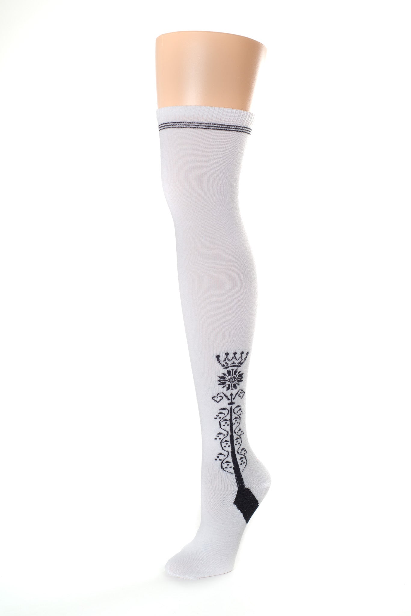 Seamed Clocked Cotton Stockings | Delp Stockings