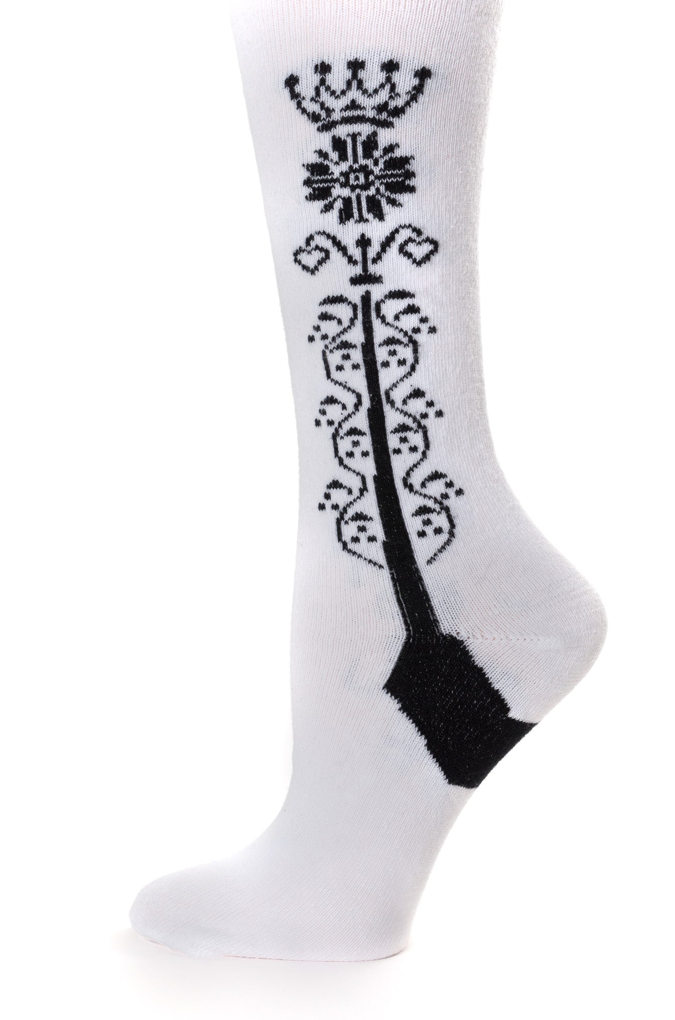 Seamed Clocked Cotton Stockings | Delp Stockings