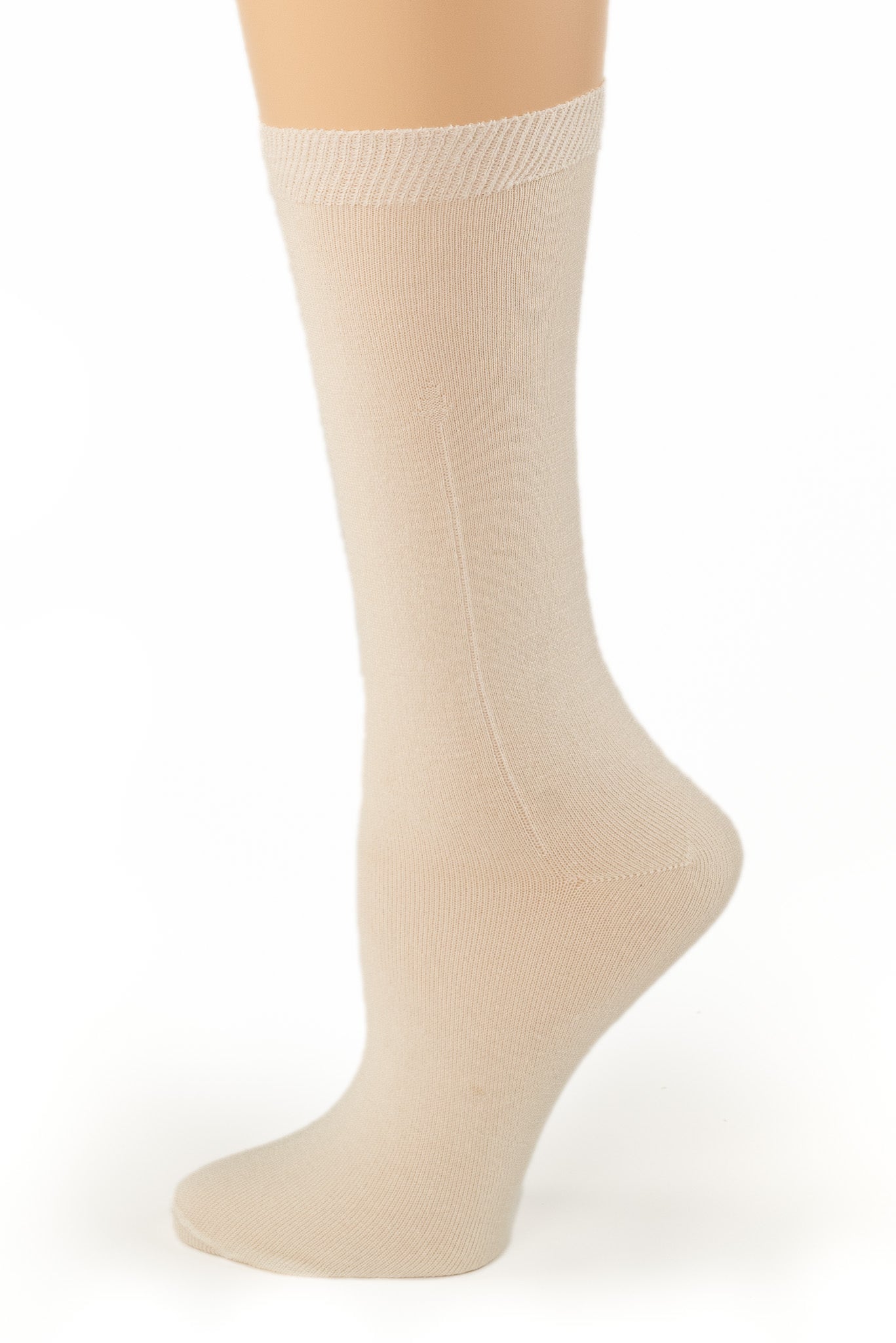 Clocked Silk Half Hose | Delp Stockings