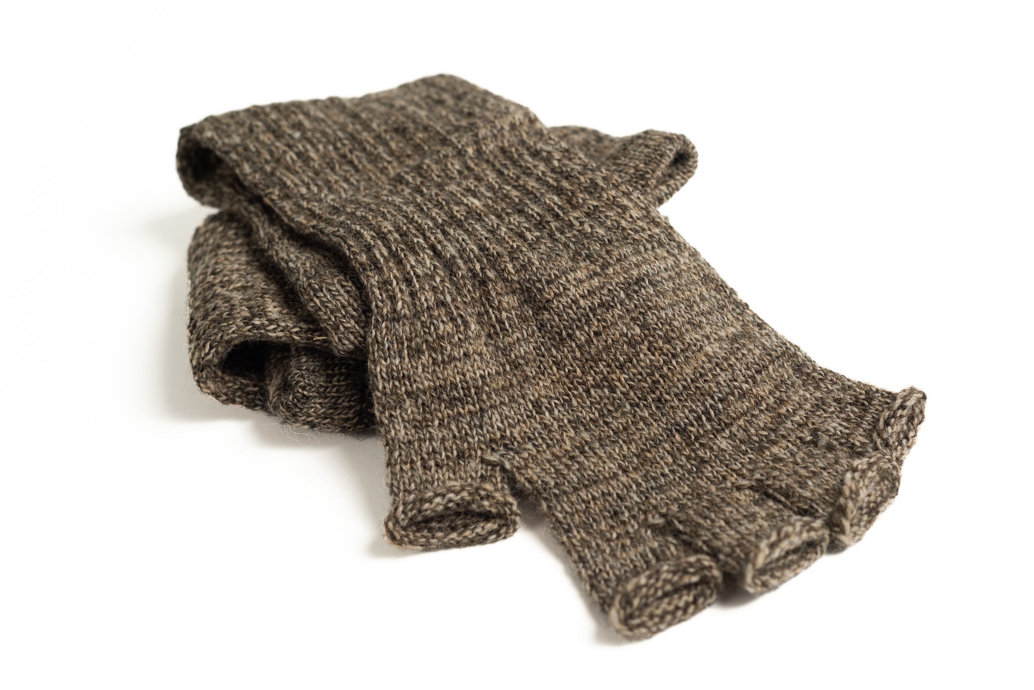Long Wool Fingerless Mitts | Delp Stockings