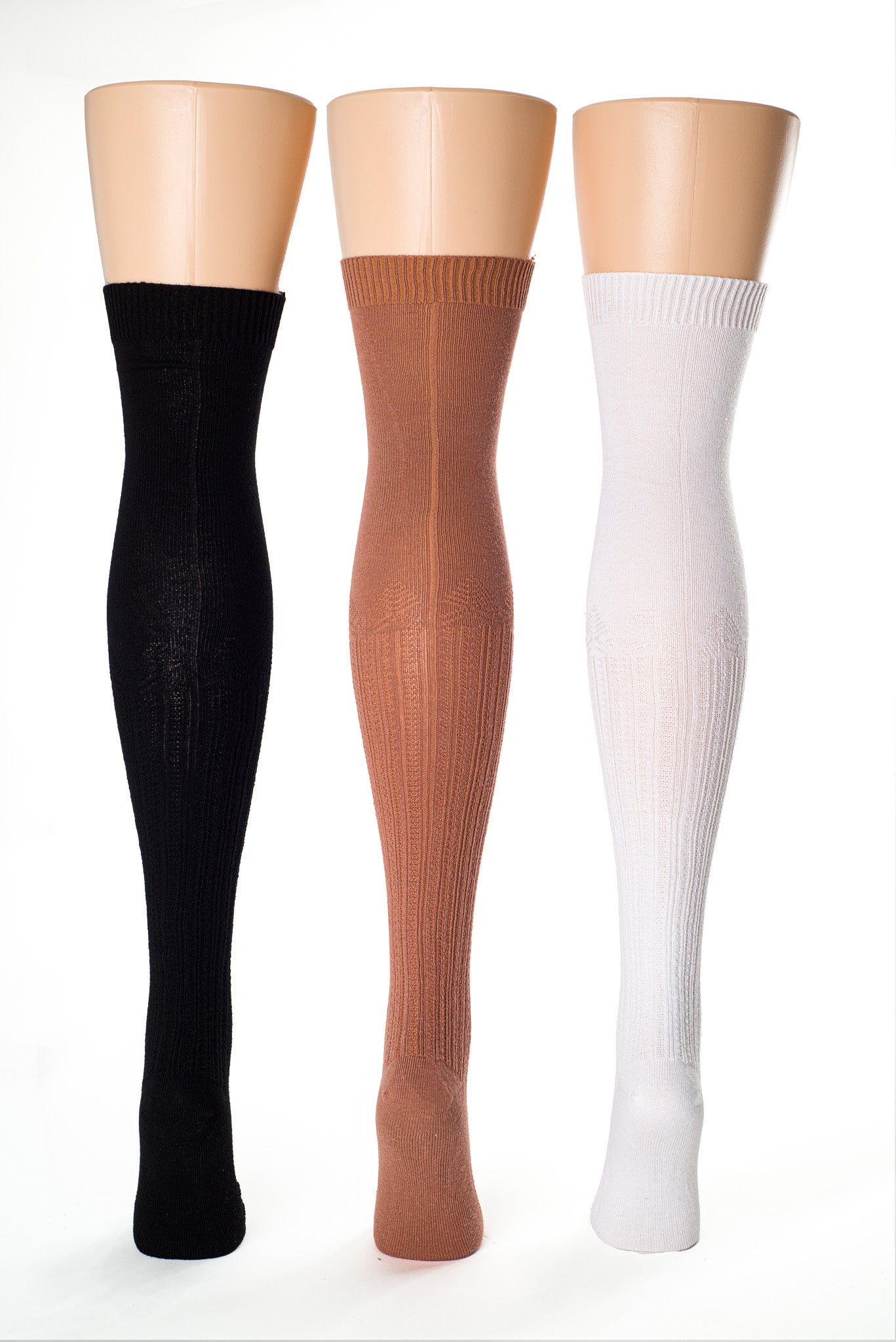 Seamed Openwork Cotton Stockings | Delp Stockings