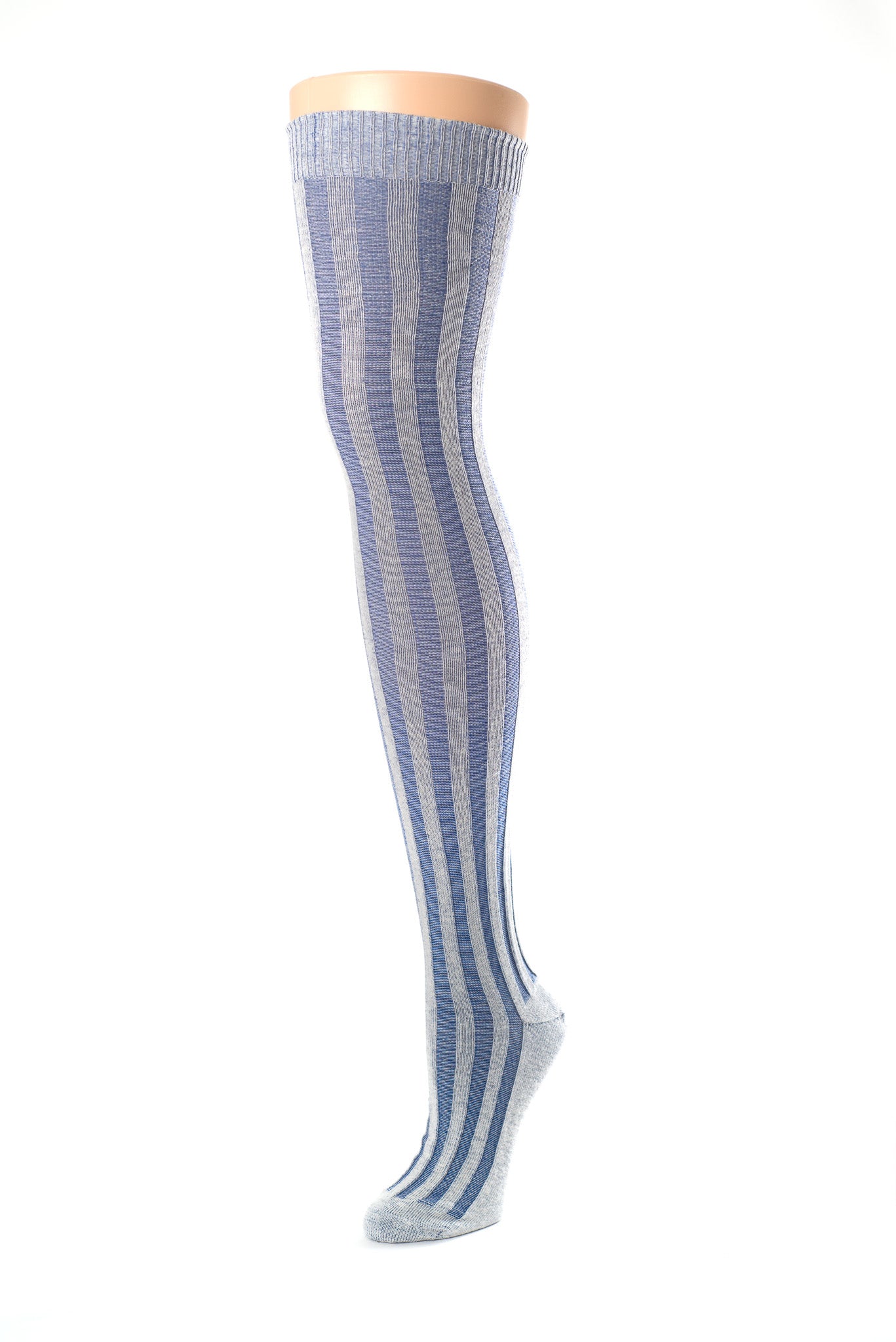 Vertical Ribbed Cotton Stockings | Delp Stockings