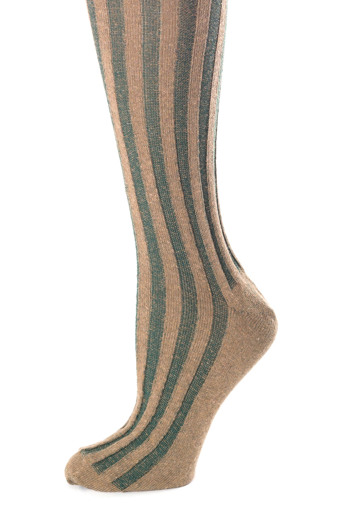 Vertical Ribbed Cotton Stockings | Delp Stockings